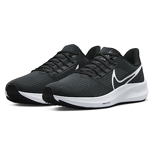 Nike Men's Air Zoom Pegasus 39 nkDH4071 001 Size 9, Black/Dark Smoke Grey/White