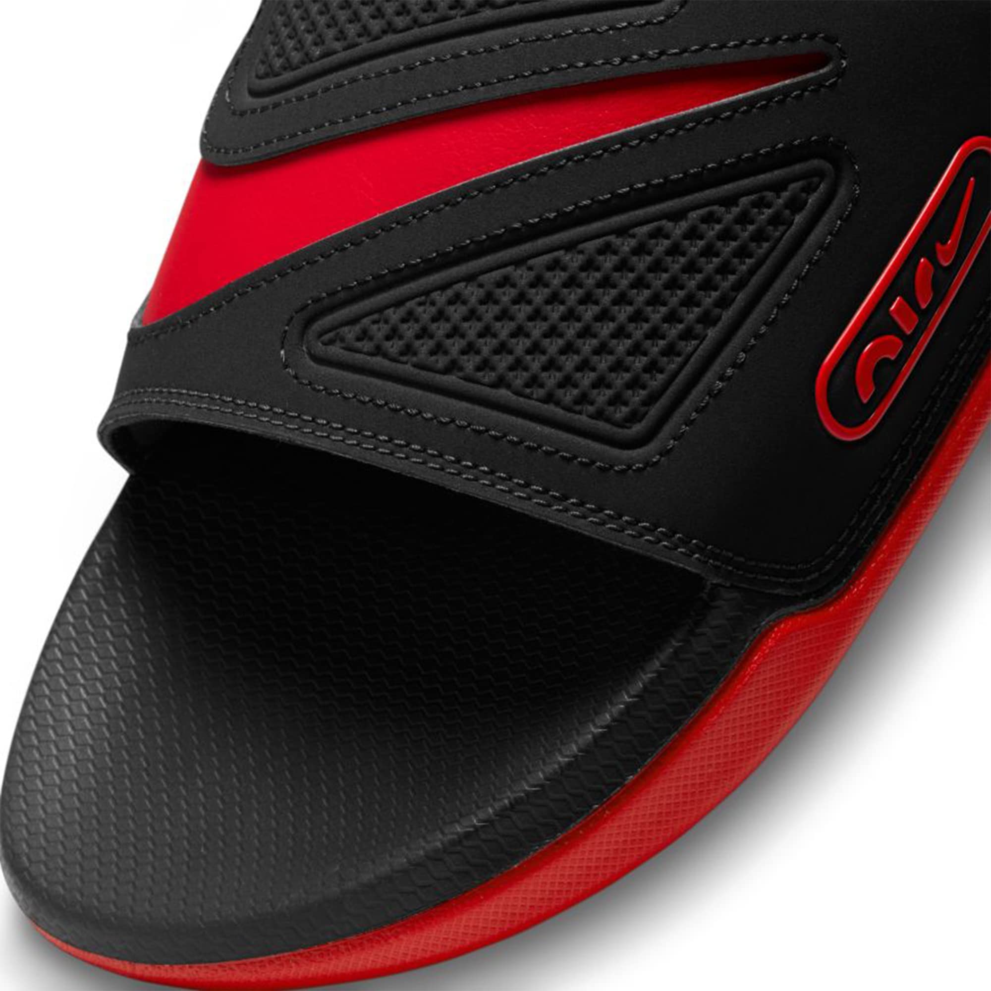 Nike Air Max Cirro Just Do It Athletic Sandal Solarsoft Slide (BLACK/UNIVERSITY RED, numeric_11)