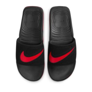 Nike Air Max Cirro Just Do It Athletic Sandal Solarsoft Slide (BLACK/UNIVERSITY RED, numeric_11)