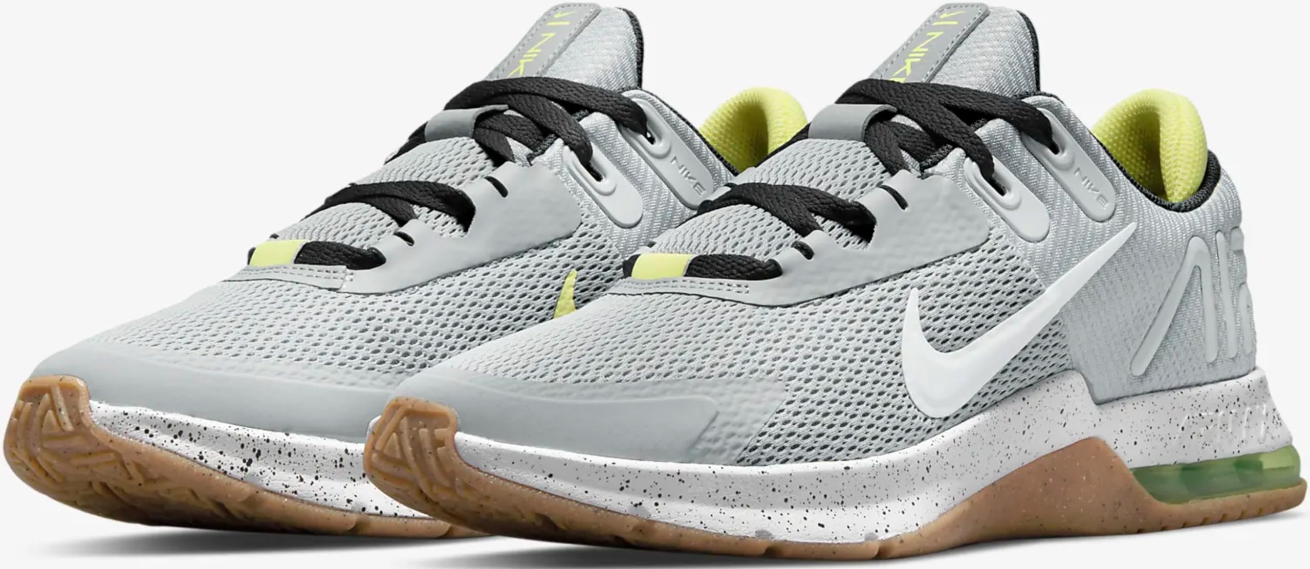 Nike Air Max Alpha Trainer 4 Mens Running Trainers, 10 M US, Lt Smoke Grey White Dk Smoke Grey Limelight Gum Lt Brown