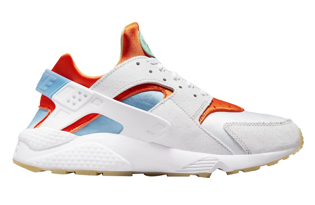 Nike Men's Air Huarache White/Safety Orange (DX2345 100) - 11