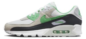 nike air max 90 men's shoes (white/spring green-anthracite, us_footwear_size_system, adult, men, numeric, medium, numeric_11)