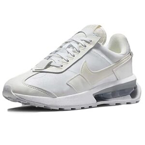 nike women's air max pre-day, white/phantom-summit white-met, 9