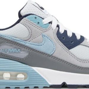 Nike Air Max 90 Men's Shoes (Pure Platinum/Worn Blue, us_Footwear_Size_System, Adult, Men, Numeric, Medium, Numeric_9)