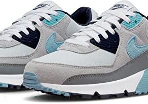 Nike Air Max 90 Men's Shoes (Pure Platinum/Worn Blue, us_Footwear_Size_System, Adult, Men, Numeric, Medium, Numeric_9)