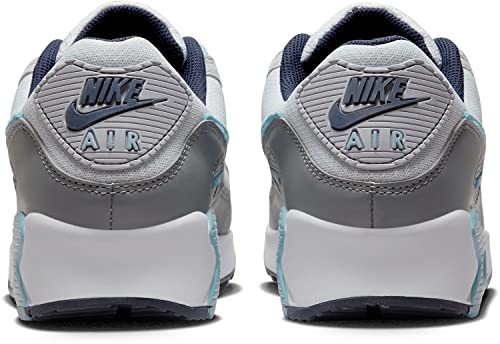 Nike Air Max 90 Men's Shoes (Pure Platinum/Worn Blue, us_Footwear_Size_System, Adult, Men, Numeric, Medium, Numeric_9)