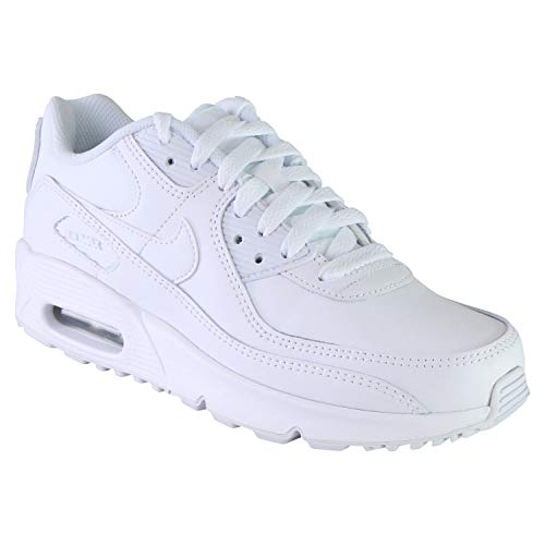 Nike Women's Training Running Shoe, White/White-Metallic Silver, US-0 / Asia Size s