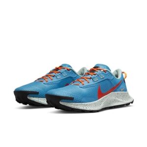 Nike Men's Pegasus Trail 3 Running Shoe, Laser Blue/Habanero Red, 10.5