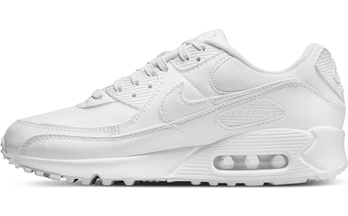 Nike Women's Air Max 90 DH8010-100 Shoes, White, 9.5