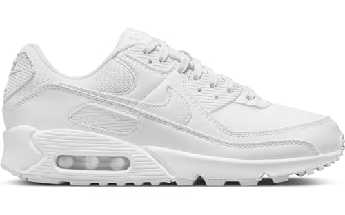 Nike Women's Air Max 90 DH8010-100 Shoes, White, 9.5