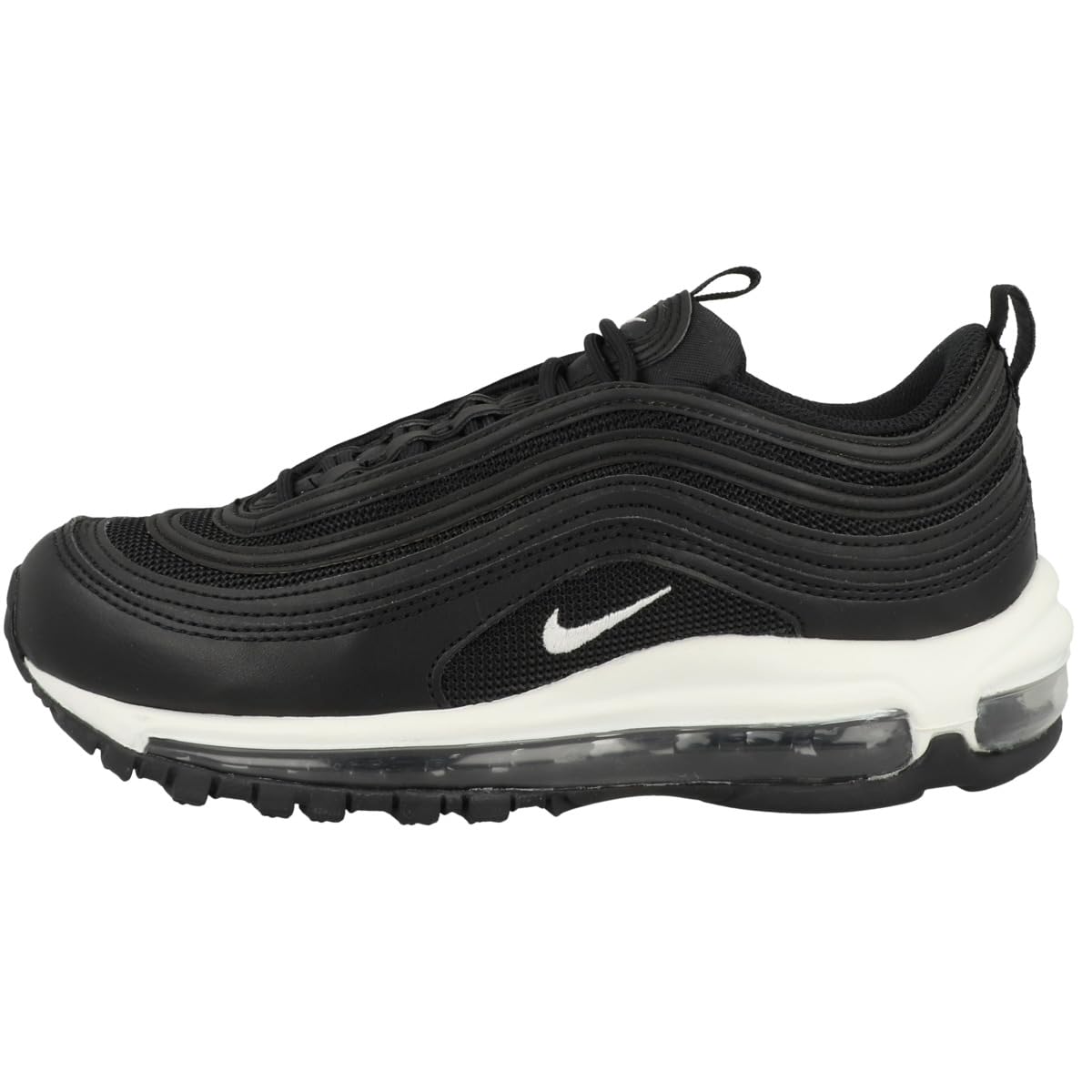 Nike Women's Air Max 97, Black/Black/White, Size 6