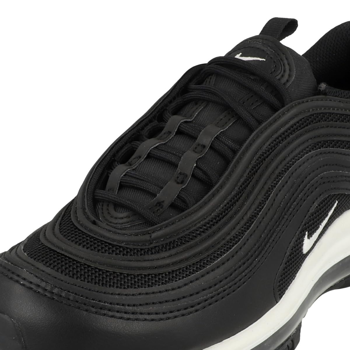 Nike Women's Air Max 97, Black/Black/White, Size 6