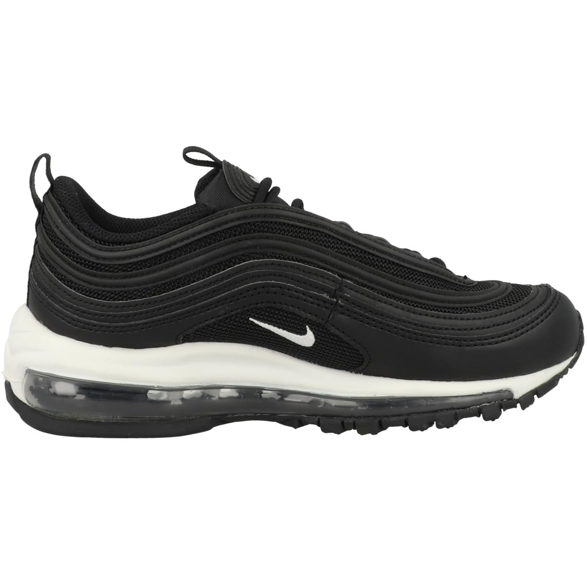 Nike Women's Air Max 97, Black/Black/White, Size 6