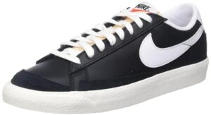 nike men's blazer low '77 vintage, black/sail/black/white, 11.5