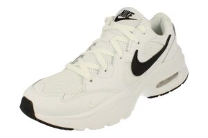 nike womens air max fusion running trainers cj1671 sneakers shoes (uk 8.5 us 11 eu 43, white black 100)