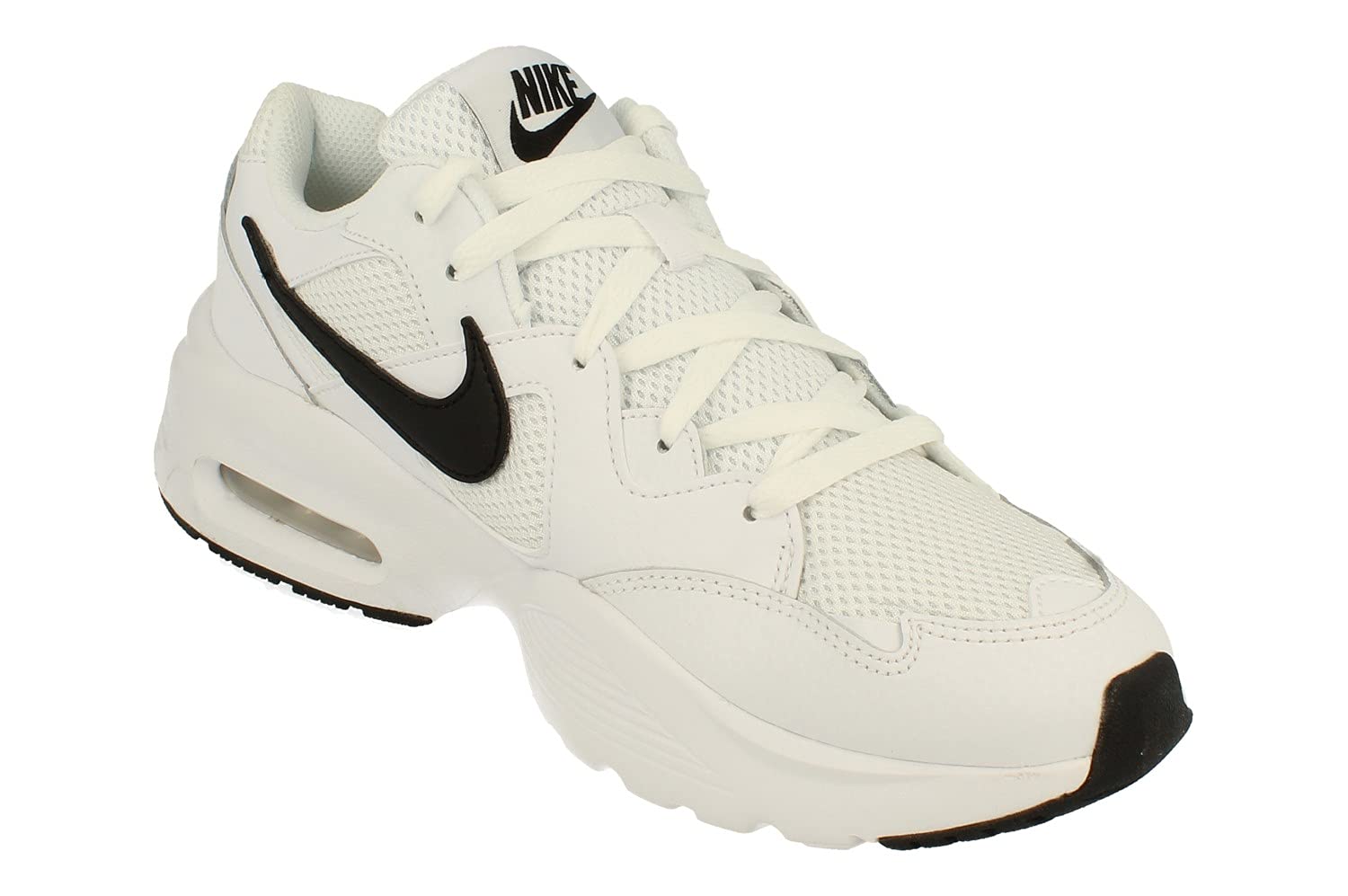 Nike Womens Air Max Fusion Running Trainers CJ1671 Sneakers Shoes (UK 8.5 US 11 EU 43, White Black 100)