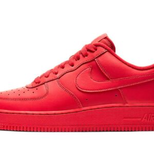 Nike Air Force 1 '07 Lv8 1 Mens Cw6999-600 Size 8, University Red/University Red-black