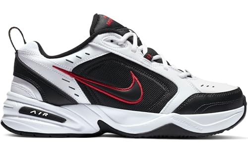 Nike Air Monarch IV White/Black-Varsity Red, 12