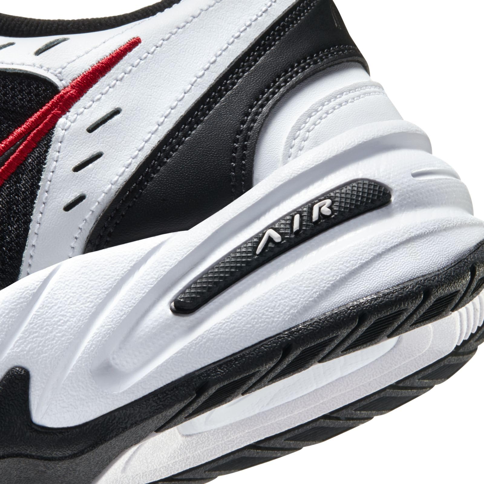 Nike Air Monarch IV White/Black-Varsity Red, 12