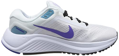 Nike W Air Zoom Structure 24, WHITE/PSYCHIC PURPLE-BARELY GRAPE, 5 UK (7.5 US)