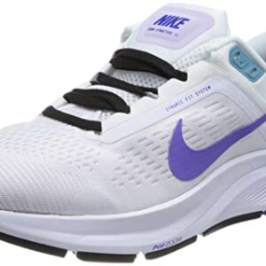 Nike W Air Zoom Structure 24, WHITE/PSYCHIC PURPLE-BARELY GRAPE, 5 UK (7.5 US)