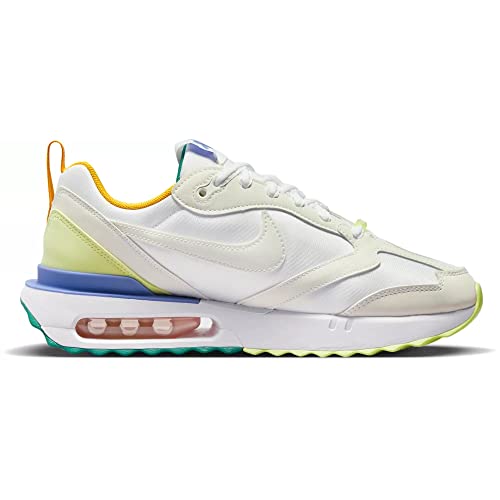 Nike Women's WMNS Air Max Dawn Running Shoe (White/Light Liquid Lime/Light Thistle/Peach Cream, us_Footwear_Size_System, Adult, Women, Numeric, Medium, Numeric_6.5)