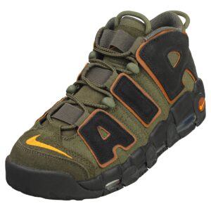 nike mens air more uptempo shoes, cargo khaki/black-pecan-alpha, 8.5