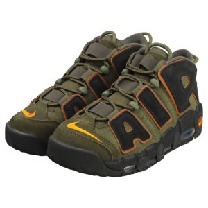 Nike mens Air More Uptempo Shoes, Cargo Khaki/Black-pecan-alpha, 8.5