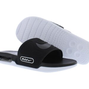 Nike Air Max Cirro Just Do It Athletic Sandal Solarsoft Slide (BLACK SILVER WHITE, us_footwear_size_system, adult, men, numeric, medium, numeric_11)