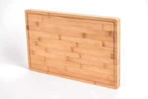 daisy's findings wooden cutting boards for kitchen - bamboo cutting board with grooves - chopping boards for meat, vegetables, fruits - ideal for charcuteries or cheese boards - large, thick board