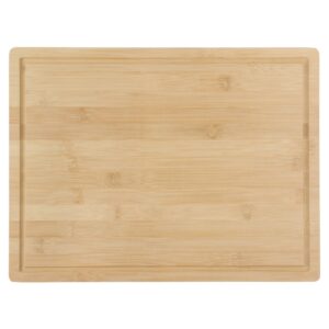 bamboomn heavy duty premium bamboo cutting board - 15.75" x 11.75" x 0.75" - grooved - 10 pieces