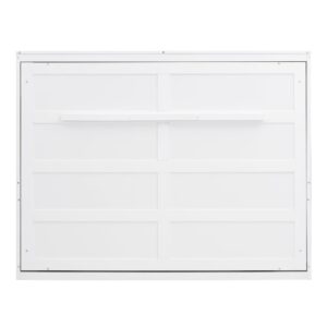 GAOWEI Queen Size Murphy Bed Wall Bed Bedroom Furniture Folding Bed Cabinet Bed Murphy Bed Cabinet Horizontal Murphy Bed Queen (White)