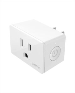 wemo smart plug with thread - smart outlet for apple homekit - smart home products, smart home lighting, smart home gadgets - homekit smart plug - works w/ apple iphone, easy nfc set up, white