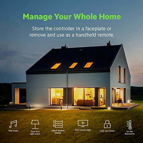 Wemo Stage Scene Controller with Thread - Smart Home Remote Control for Apple HomeKit Automation - Bluetooth Controller for Smart Switch, Smart Home Lighting, Smart Home Products - Smart Light Switch