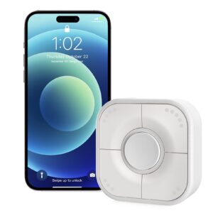 onvis smart button, 5-keys smart switch, scene controller, compatible with apple homekit, automatically trigger accessories & scenes-thread (ios 17.4 or later is required)