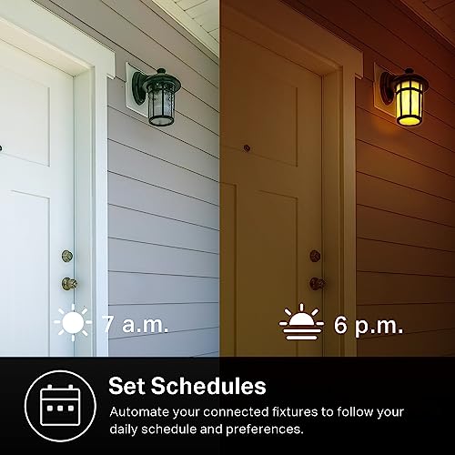 Kasa Matter Smart Light Switch: Voice Control w/Siri, Alexa & Google Assistant | UL Certified | Timer & Schedule | Easy Guided Install | Neutral Wire Required | Single Pole | 2.4GHz Wi-Fi | KS205