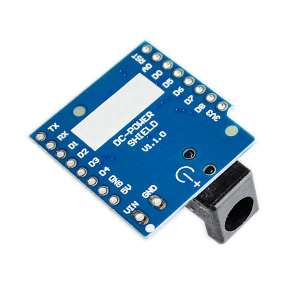 WSDMAVIS 1 Pcs D1 Mini DC Power Shield Board V1.1.0 for WEMOS