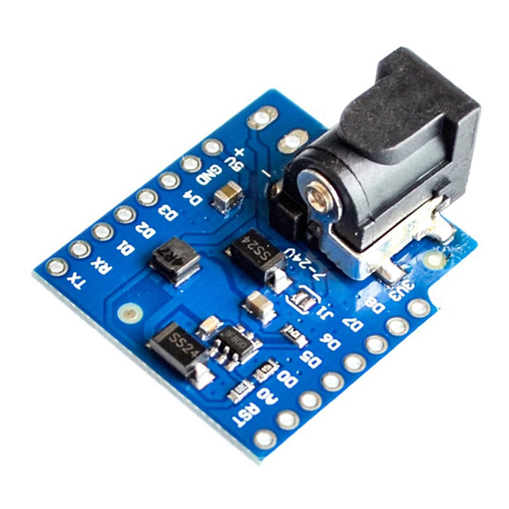 WSDMAVIS 1 Pcs D1 Mini DC Power Shield Board V1.1.0 for WEMOS