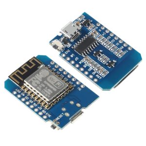 AITIAO 4Pcs ESP8266 ESP-12 ESP-12F NodeMcu Mini D1 Module for WeMos Lua 4M Bytes WLAN WiFi Internet Development Board Base on ESP8266 ESP-12F Compatible with WeMos D1 Mini