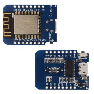 JacobsParts 5-Pack D1 Mini NodeMCU LUA MicroPython WiFi ESP8266 ESP-12 WeMos Microcontroller