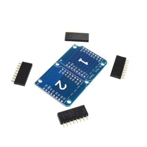 nodemcu esp8266 for arduino for wemos d1 mini shield double socket dual base shield for nodemcu esp8266 expansion board