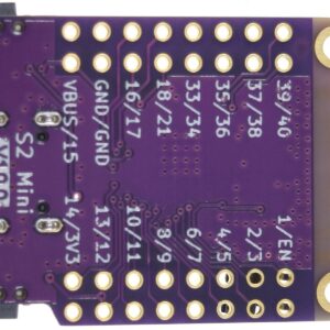 CANADUINO® WEMOS S2 Mini V1.0.0 ESP32-S2-2MB PSRAM - 4MB Flash