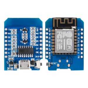 Diitao 4PCS ESP8266 ESP-12F NodeMcu D1 Mini Module for WeMos Lua 4M Bytes WLAN WiFi Internet Development Board Base on ESP8266 ESP-12F for Arduino