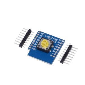 galaxyelec 10pcs one button shield for wemos d1 mini button for wemos electronic pcb board d1 mini button module with pin