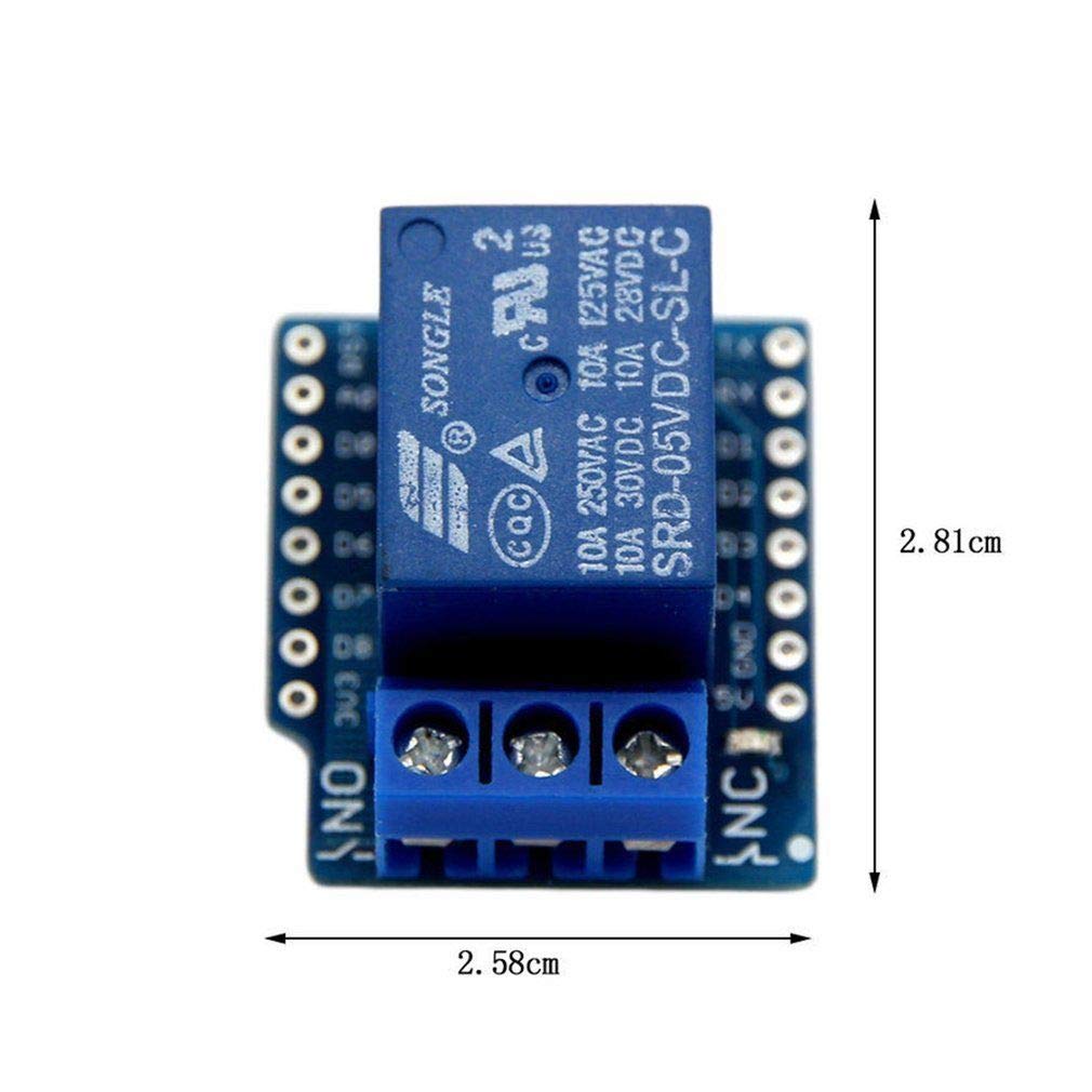 Relay Shield for WeMos D1 Mini ESP8266 Development Board by Envistia Mall