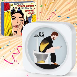 toilet sand timer gifts for dad: gifts for fathers day from wife daughter son kids funny gifts for husband stepdad grandpa mens gifts who wants nothing cool birthday christmas stocking stuffers