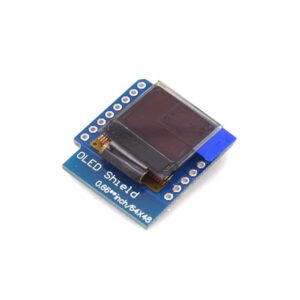 10pcs/lot 0.66" inch 64x48 iic i2c oled led lcd dispaly shield for arduino compatible for wemos d1 mini