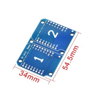 1PCS Dual Base for WEMOS D1 Mini WiFi Internet of Things Development Board Based