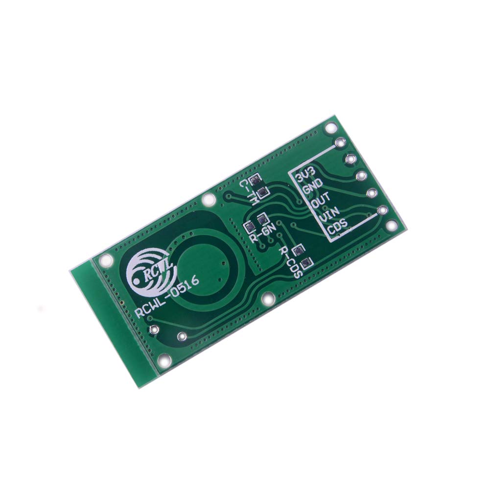 DIYmall RCWL-0516 Motion Detection Sensor, Microwave Radar Sensor, Switch Module, for Arduino ESP8266 Nodemcu Wemos, for Raspberry PI, for Human Rat Cat Detector, Detection Distance 5-7m