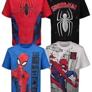 Marvel Spider-Man Little Boys 4 Pack T-Shirts Spiderman 6